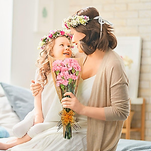 JOYIT Flower Bags for Bouquets, 50PCS Flower Wrapping Papers 9.8in x 18in, Kraft Flower Wrapping Bags, Floral Wrapping Paper Flower Sleeves for Floral bouquets Packaging