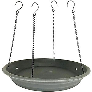 Bird Seed Catcher Tray Platform Feeder Hanging Tray Fits Most feeders Catches Most Falling Seed and Husk Great for Attracting Birds Outdoors, Backyard, Garden - Black