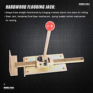 Professional Flooring Jack for Laminate Flooring Installation Hard Wood Straight Tile Contractor Hand Tool