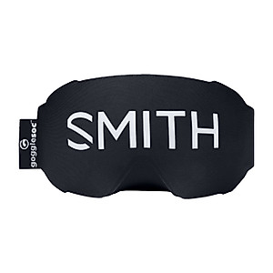 SMITH Squad MAG Snow Goggle Asian Fit (White Vapor, Chromapop Everyday Rose Gold Mirror + Extra Lens)