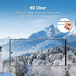[2+2 Pack] Galaxy Note 10 Screen Protector, Tempered Glass [Fingerprint Compatible] [3D Full Edge Covered] [9H Hardness] [HD Screen] ]Case Friendly Glass Protector, For Galaxy Note 10 6.3 Inch
