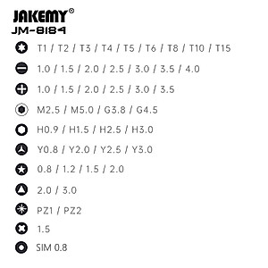 Precision Screwdriver Set 46 in 1 Electronic Repair Kit Small Magnetic Bits with Phillips Slotted Torx Hex Pentalobe for iPhone Tablet Laptop Game Console