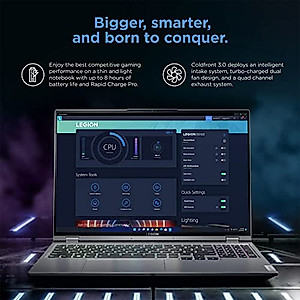 Lenovo Legion 5 Pro Gaming Laptop 16" WQXGA 2K IPS 165Hz, AMD 8-Core Ryzen 7-5800H (Beat i9-10885H), GeForce RTX 3070 8GB, RGB Backlit Keyboard, Wi-Fi 6, Windows 11 (32GB RAM | 1TB PCIe SSD)