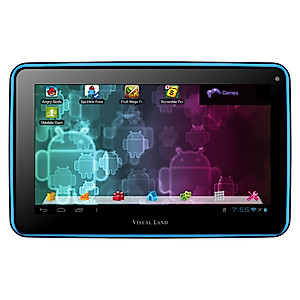 Visual Land Prestige 7-7" Android Tablet with 8GB Memory (Blue)