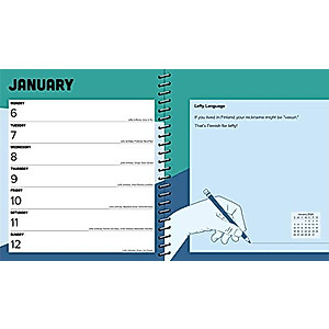 The Left-Hander's 2020 Weekly Planner Calendar
