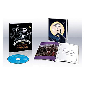 The Nightmare Before Christmas 25th Anniversary Limited Sing-A-Long Edition (Blu-Ray + Digital) with 40-page Gallery Book