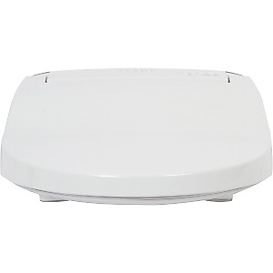 ALPHA BIDET JX Round Bidet Toilet Seat, White, Endless Warm Water, Rear and Front Wash & JX Elongated Bidet Toilet Seat, White, Endless Warm Water