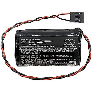 Estry 3.6V Battery Replacement for Cameron Nuflo MC-II Plus MC-III Plus Flow Analyzers MC-III Plus EXP Flow Analyzer MC-II Plus EXP 9A-100005111 LS33600-CN1 MV-100005111 14500mAh