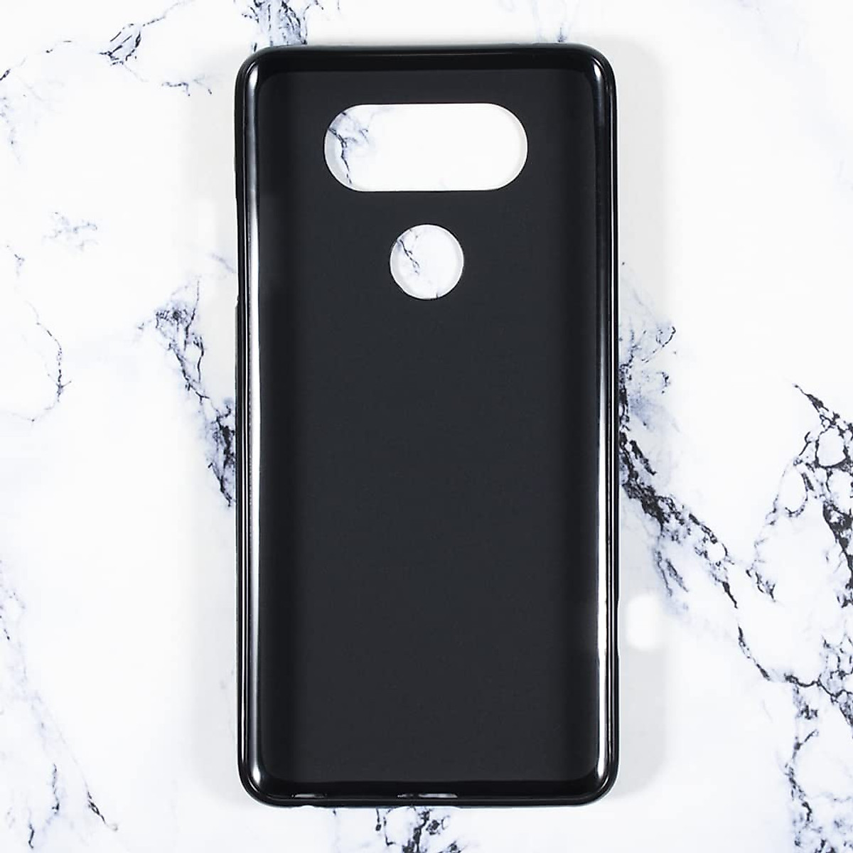 Shantime for LG V20 H990DS Case, Soft TPU Back Cover Shockproof Silicone Bumper Anti-Fingerprints Full-Body Protective Case Cover for LG V20 H990DS (5.70 Inch) (Black)