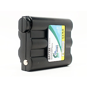 2 Pack - Replacement for Midland GXT900 Battery - Compatible with Midland BATT-5R Two-Way Radio Battery (700mAh 6V NI-MH)