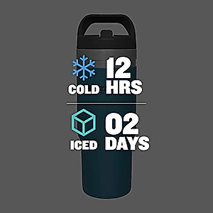 Stanley IceFlow Stainless Steel Tumbler with Straw - Vacuum Insulated Water Bottle for Home, Office or Car - Reusable Cup with Straw Leakproof Flip - Cold for 12 Hours or Iced for 2 Days (Lagoon)