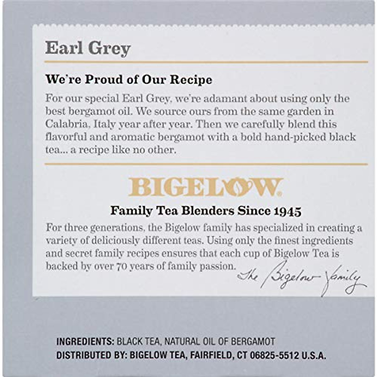 Bigelow Tea Earl Grey Keurig K-Cup Pods Black Tea, Caffeinated, 12 Count (Pack of 6), 72 Total K-Cup Pods