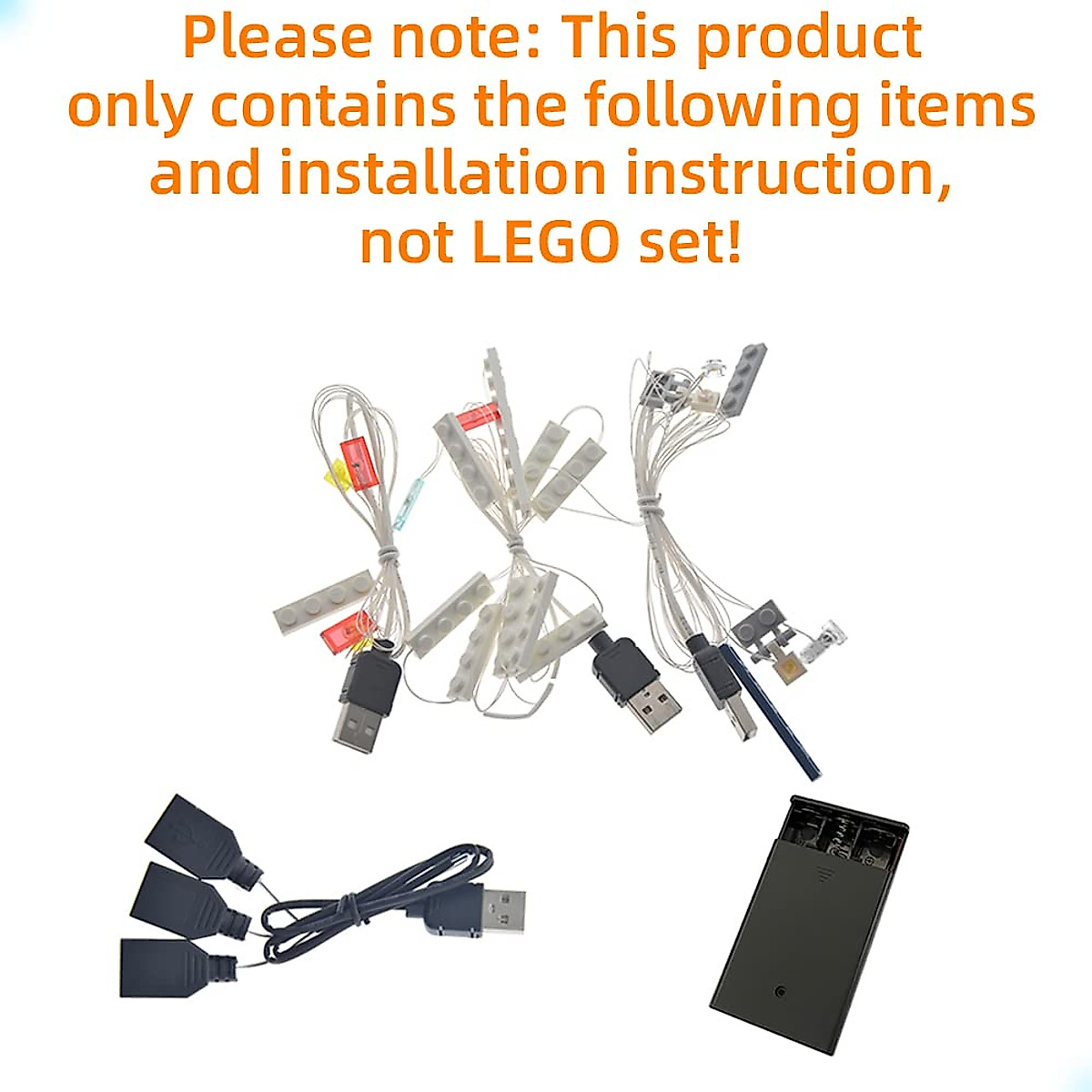 GEAMENT LED Light Kit Compatible with The Kwik-E-Mart - Lighting Set for The Simpsons 71016 Building Model (Model Set Not Included)