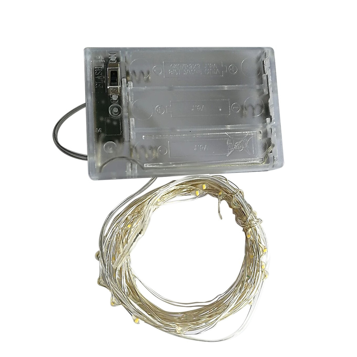 BXROIU 2 x 20LEDs Fairy Lights Battery Operated, Silver Wire 2 Mode Chains String Lights for Bedroom Christmas Party Decoration (warm white, 6.6)