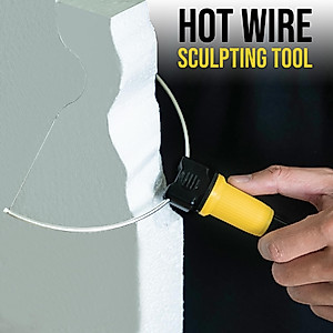 Perfect Mini Electric Hot Foam Cutter 3 in 1 Kit - Guritta Hot Wire Styrofoam Cutting Knife, Heated Foam Carving Sculpting Tool, 100-240V Stainless Steel Wire Bowl Cutting Pen Engraver Tips