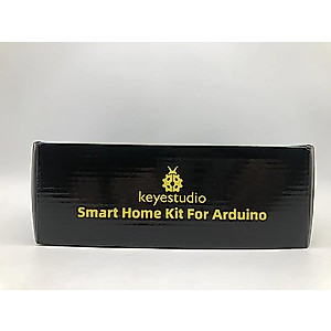 KEYESTUDIO Smart Home Starter Kit for Arduino for Uno R3, Electronics Home Automation Coding Kit, Wooden House DIY Sensor Kit STEM Set for Adults Teens 15+