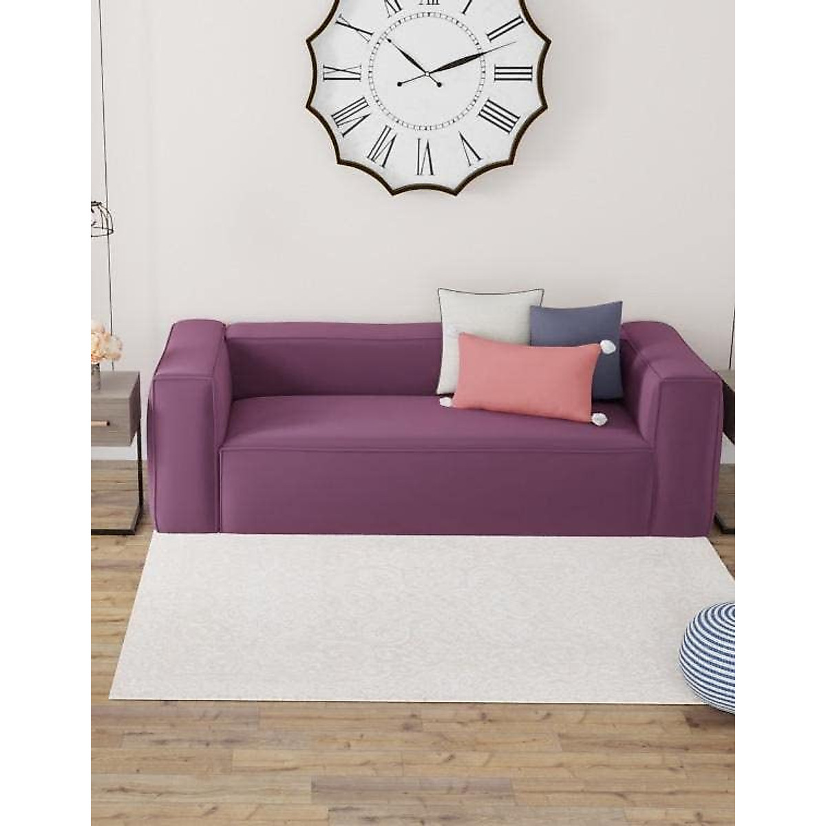 Unique Loom Rushmore Collection Area Rug - Adams (9' x 12' Rectangle, Beige/Ivory)