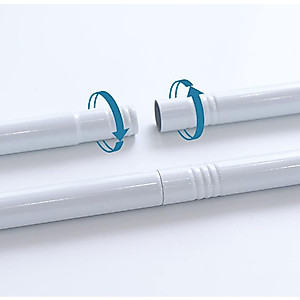 Mengersi Canopy Bed Frame Queen Size,Bed Canopy Frame Post Bed Poles,Canopy Bed Curtains Frame Bracket Fit for Metal Bed Wood Bed Bedroom Decor,White