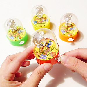 NEEW 12 Pack Mini Finger Basketball Shooting Game, Party Favors Basketball Party Decorations Mini Handheld Desktop Table Classroom Rewards, Carnival Prizes for Kids