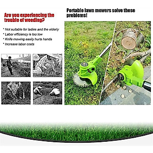 Handheld String Trimmer Cordless Sweeper Handheld Portable Lawn Mower Agricultural Household Cordless Weeder