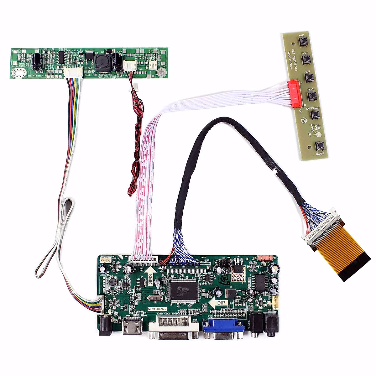 VSDISPLAY HD-MI VGA DVI LCD Controller Board Fit for 21.5 inch 1920x1080 LTM215HT04