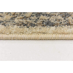 Unique Loom Tuareg Collection Vintage Distressed Traditional Area Rug, 8' x 10' Rectangle, Beige/Brown