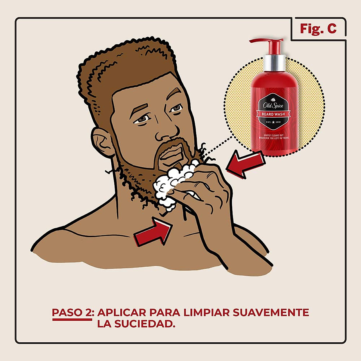 Old Spice, Beard Wash, Shampoo for Men, 7.6 fl oz
