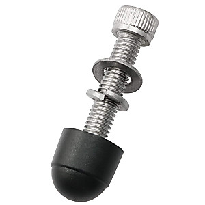 PSCCO 30Pcs Black Hexagon Socket Nut Protection Cap M6-10