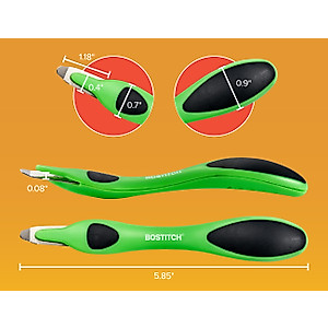 Bostitch Office Professional Magnetic Easy Staple Remover Tool - 3 Pack Neon Colored Staple Puller Stick for Office Home & School.