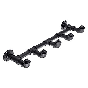 Towel Racks Towel Rail Towel Holder Hanger Industrial Pipe Towel Rail Holder,for Kitchen Bath Hanging Mounting Hardware Rustic Towel Bar Rail Towel Holder Bathroom Hardware