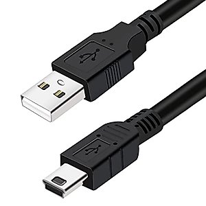 Replacement USB Charger Charging Cable Power Cord for OneTouch Verio IQ Blood Glucose Monitoring System Meter - (Not Compatible with OneTouch Verio Flex Models). Mini-B Cord for PS3,MP3 Player Canon