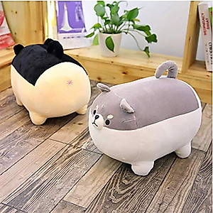 OUKEYI Stuffed Animal Shiba Inu Plush Dog Toy Anime Corgi Kawaii Plush Soft Pillow, Plushies Shiba Inu Plush Plush Toy Pillows Doll Dog,Plush Toy Gifts for Girl Boy (16 inch)