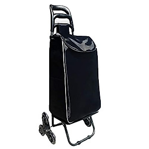 Shopping Trolley on Wheels Multi Function Shopping Cart Travel Climb Stairs Collapsible Portable Iron Art Supermarket Push Trailer Lever Cart Storage Hand Trucks,Diamond Red ,Shopping TRO