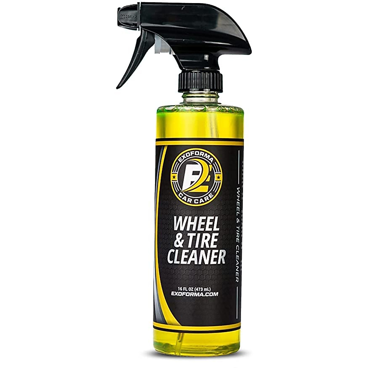 ExoForma Wheel & Tire Cleaner - Removes Built-Up Brake Dust, Dirt & Grime - Improves Dressing Performance - 2-in-1 Formula - Chosen by Pros - Spray Foaming Application - Safe on Most Wheels