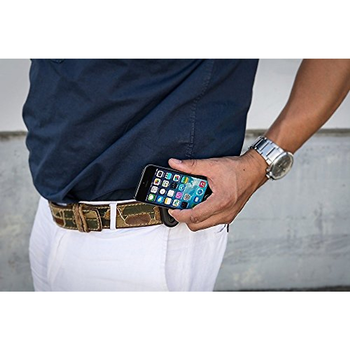 Arkon Swivel Belt Clip Holder for Smartphones Cameras Radios Walkie Talkies Remotes, Black - CM221 6.20in. x 4.25in. x 0.50in.