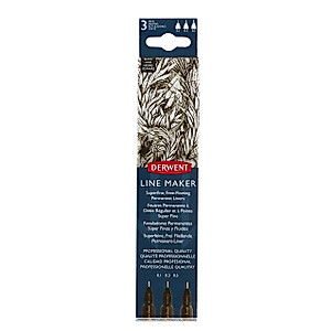 Derwent LINE Markers Black