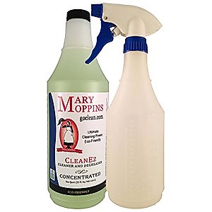 Mary Moppins CleanEz ECO-Friendly Concentrated Cleaner (Makes 8 Gallons RTU Product)