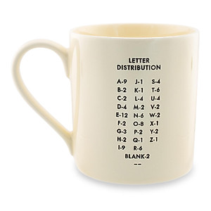 N Scrabble Alphabet Mug Coffee Hot Beverage Cup