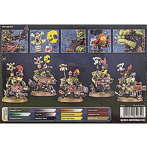 Games Workshop 99120103033" Warhammer 40,000" Ork Flash Gitz Action Figure, Black