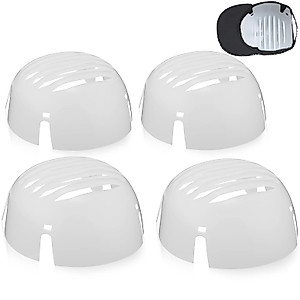 Universal Bump Cap Insert Baseball Bump Cap Insert Lightweight Bump Cap Insert Safety Bump Cap PE Lined Bumper Hat Insert for Comfortable Head Protection (White, 4 Pieces)