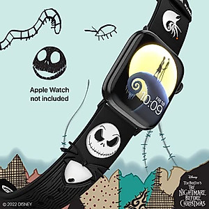 The Nightmare Before Christmas Smartwatch Band Collection - Officially Licensed, Compatible with Every Size & Series of Apple Watch (not included)