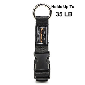 PACMAXI Stroller Hook, 2 Pack Multi Purpose Organizer Hooks Clip for Stroller, Wheelchair, Rollator, Walker (Black)