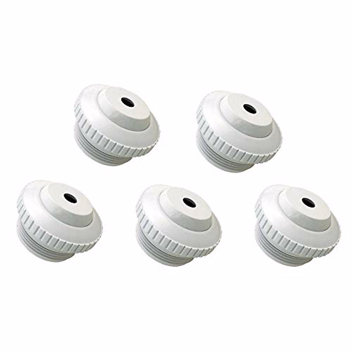 PoolSupplyTown Pool Spa Directional Flow Hydrostream Return Jet Fitting SP1419B with Adjustable 3/8" Opening Rotating Eyeball Compatible with Hayward SP1419B (5 Pack)