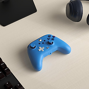 PowerA Enhanced Wired Controller for Xbox Series X|S - Blue, Officially Licensed for Xbox