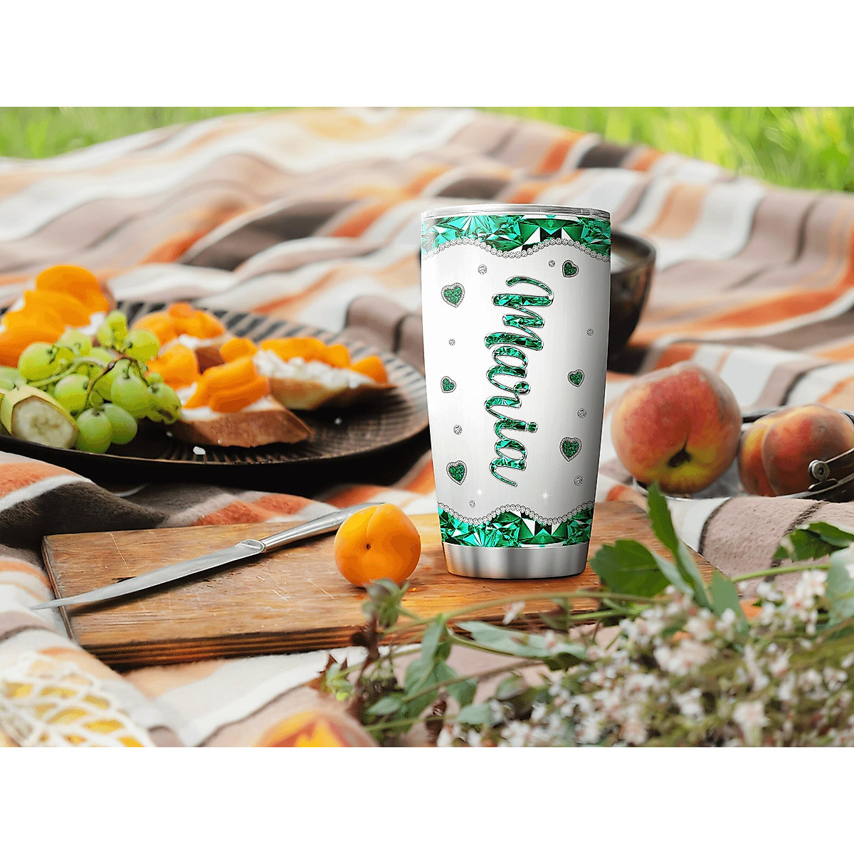 Personalized Coffee Tumblers Koala Travel Mugs For Adults Kids Custom Name Personal Double Walled Insulated Drinking Tea Cup Birthday Gifts, Tumbler 20 oz/30 oz Stainless Steel, Durable Insulated