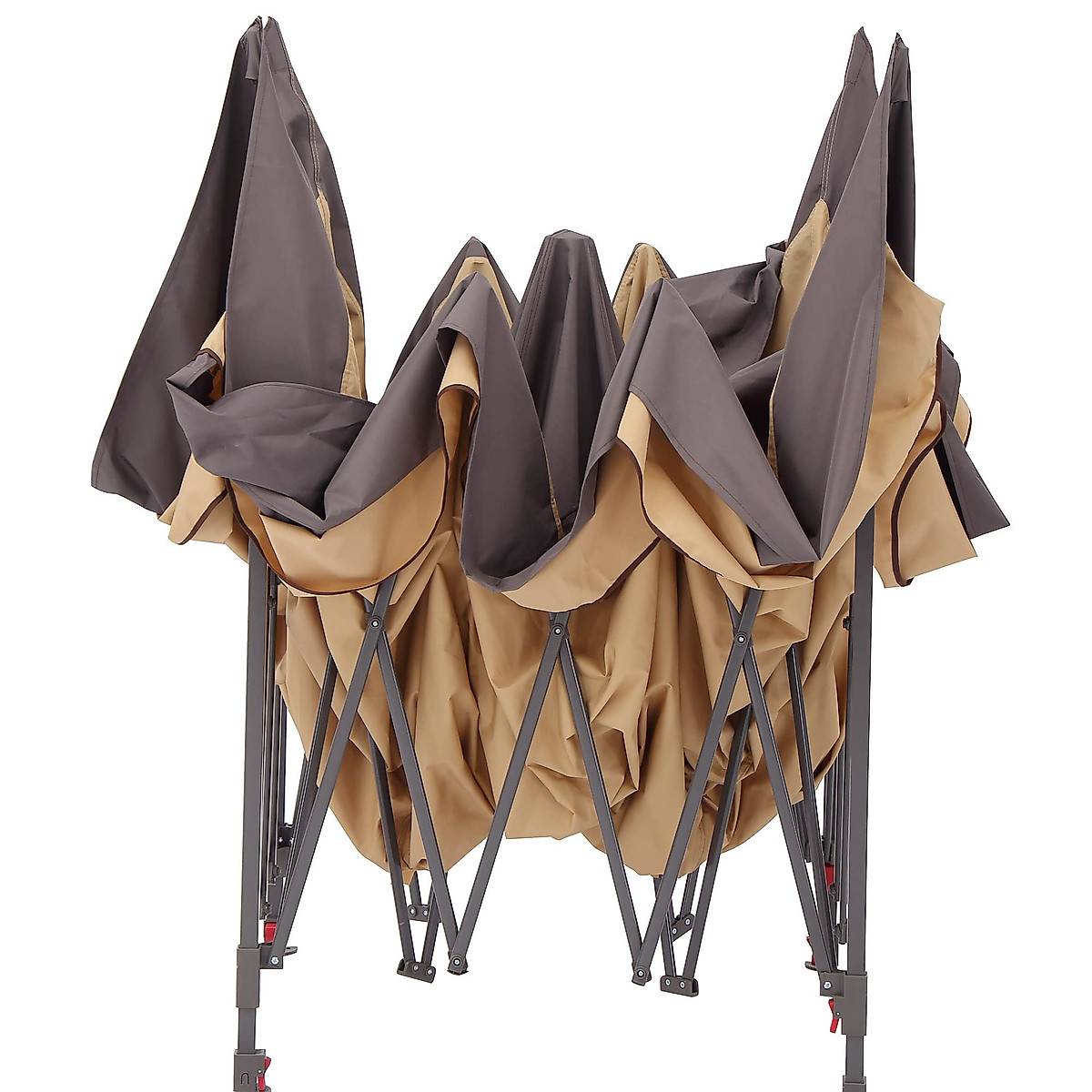 4 Sides Pop Up Canopy Outdoor Canopy Patio Canopy with Mosquito Netting Double-roofed & Extended Eaves