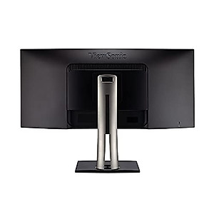 ViewSonic VP3481a 34-Inch WQHD+ Curved Ultrawide USB C Monitor with FreeSync, 100Hz, ColorPro 100% sRGB Rec 709, 14-bit 3D LUT, Eye Care, 90W USB C, HDMI, DisplayPort for Home and Office,Black