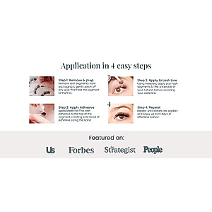 FlutterHabit The Sweetheart Curly Lashes, DIY lash Extensions, Fluffy Lash Clusters for Women, Salon Quality At Home Eyelashes Extension Kit, Natural False Lashes, 6 Lash Sets, No Lash Glue Included