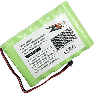 ZZcell® Battery Replacement for DSC Impassa SCW9057 Control Panel, 6PH-H-4/3A3600-S-D22 Alarm System 7.2V 3600mAh (Note: Check Part No. Before Purchase) Battery Will Fully Charge Once Installed.