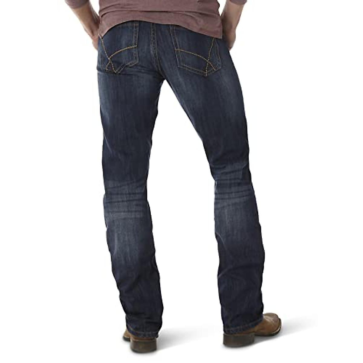 Wrangler mens 20x No. 42 Vintage Boot Cut jeans, River Denim, 34W x 36L US